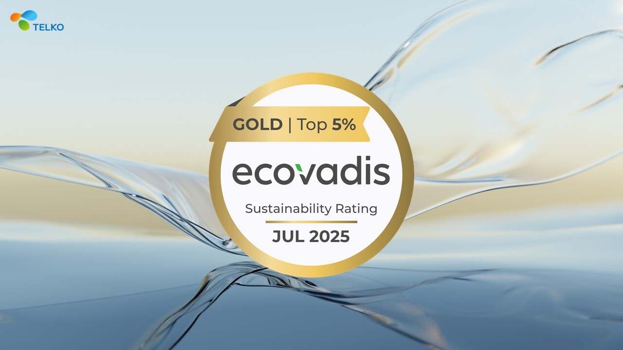 Telko Achieves Gold Medal in EcoVadis Sustainability Rating